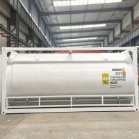 China iso tank container 20ft for transporting oxygen, nitrogen, argon, co2, lng on sea for sale