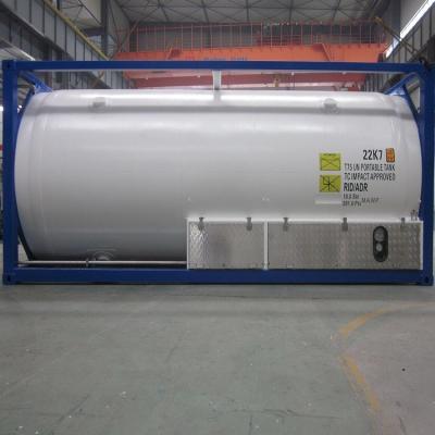 China LAR LNG LO2 LN2  20' Cryogenic Storage Tank SA-240M 304 T75 Tank Container for sale