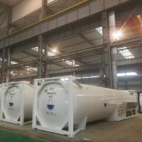 China LR BV CCS SA-612M N T R134A T50 ISO Tank Container 24300 Liters for sale