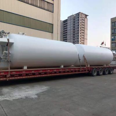 China Horizontal 16MnDR Q235-B Liquid Co2 Cryogenic Storage Tank 2.2MPa for sale