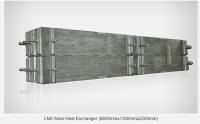 China LNG Maine Tube Plate Fin Heat Exchanger 8800*1300*2200mm for sale