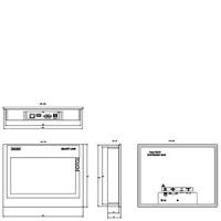 China SIMATIC HMI SMART 1000 IE V3 10.1 Inch Industrial Touch Panel with Ethernet for sale