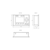 China LOGO TD screen 6 Lines 6ED1055-4MH08-0BA1logo logic and Communication interface RS485 for sale