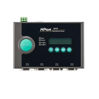 China NPORT 5450 4-Port RS-232/422/485 Serial Server for MOXA Industrial Automation for sale