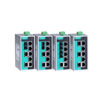 China EDS-208A 8-Port Unmanaged Industrial Ethernet Switch Redundant Dual Power Input 12-48VDC for sale