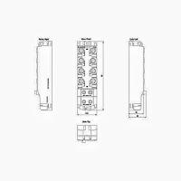 China Siemens 6ES7143-5AH00-0BA0 ET 200AL DIQ 16x24V DC 0.5A IP67 Connection Module for sale