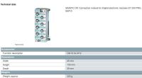 China SIEMENS SIMATIC ET 200pro CM IO 8x M12 Connection Module 6ES7194-4CB00-0AA0 for sale