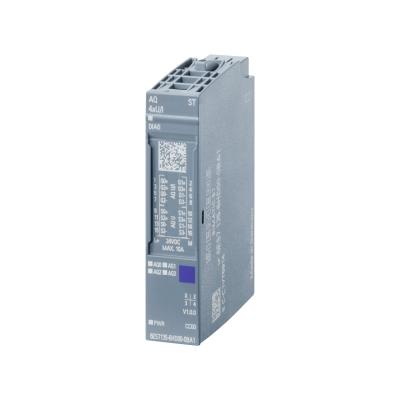 China Siemens ET 200SP AQ 4xU/I ST Analog Output Module 6ES71356HD000BA1 24V DC for sale