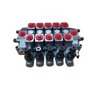 China 5 Spools Sectional Directional Valves for Hydraulic Drill in 400*280*170 Structure for sale