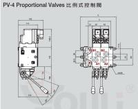 China Proportional Valve PVG32 Series PV-4/2s 110L/MIN Flow Rate for Hydraulic Systems for sale