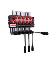 China Hydraulic Pressure Monoblock Directional Control Valve 5 Spools 45L/MIN Rated Flow for sale