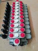 China 6 Spools Sectional Hydraulic Directional Valve 80L/min 350bar 330x240x155mm for sale