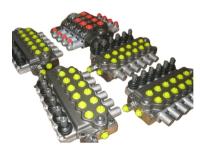China 315bar Maximum Pressure Monoblock Directional Valves SD5/4 with 4 Spools 45L/min Flow for sale