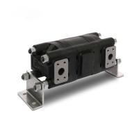 China 2 Sections Rotary Gear Motor Hydraulic Flow Divider HDD35.125 125cm3 Displacement 550L/min for sale