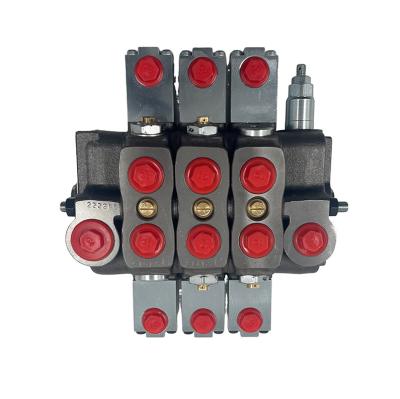 China Electric Hydraulic Sectional Control Valve SN-3/2S 60L/MIN Flow Rate 12V DC for sale