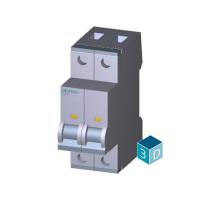 China Siemens 5SY Miniature Circuit Breaker 400V 10kA 2-Pole D 10A MCB for sale