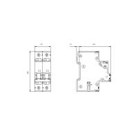China Siemens 5SY7225-8CC Miniature Circuit Breaker 400V 15kA 2-Pole D 25A for sale