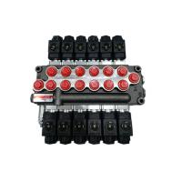 China 45L/MIN Flow Electrically Controlled 5-Spool Directional Valve for Hydraulic Pressure for sale