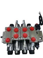 China 45L/MIN Flow Electrically Controlled 5-Spool Directional Valve for Hydraulic Pressure for sale