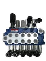 China 45L/MIN Flow Electrically Controlled 5-Spool Directional Valve for Hydraulic Pressure for sale