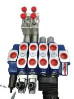China 45L/MIN Flow Electrically Controlled 5-Spool Directional Valve for Hydraulic Pressure for sale
