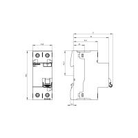 China Siemens 5SV4614-0 2-Pole Type AC Residual Current Circuit Breaker 40A 300mA 230V for sale