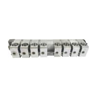China 8-Way Hydraulic Flow Distributor with 8 Pressure 3-Way Ball Valves and Manifold Block 350 Bar for sale
