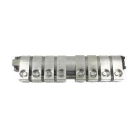 China 8-Way Hydraulic Flow Distributor with 8 Pressure 3-Way Ball Valves and Manifold Block 350 Bar for sale