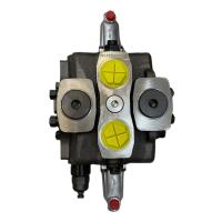 China 350L/min 2 Spool Sectional Hydraulic Pilot Control Valve 315bar Tube Structure for sale