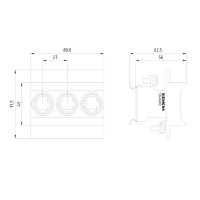 China Siemens Air Duct Differential Pressure Sensor 1000 Pa DC 4-20 mA QBM3120-10 for sale