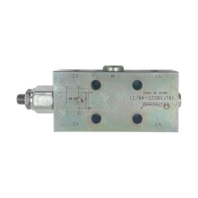 China Open Center Balance Valve VBLF3802S 35 L/min Flow Rate 1.5kg Hydraulic Control Valve for sale