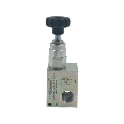 China VMDR90120 Pressure Control Valve Threaded Type Relief Valves with 50 250bar Range for sale