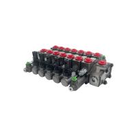 China HC-D6/7 Type Hydraulic Directional Control Valve 7 Spools 100L/min 350bar for sale
