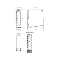 China Siemens SIMATIC S7-1500 TM Count 2x24V Counter Module 6ES7550-1AA01-0AB0 24V DC 200kHz for sale