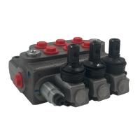 China WALVOIL SD5/3 3-Spool Hydraulic Directional Valve 45L/min G3/8 for sale