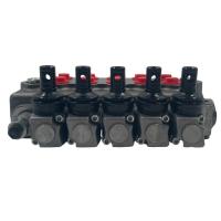 China G 3/8 Port 5-Spool SD5/5 WALVOIL Hydraulic Directional Valve 45L/min 315bar for sale