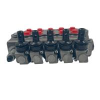 China G 3/8 Port 5-Spool SD5/5 WALVOIL Hydraulic Directional Valve 45L/min 315bar for sale