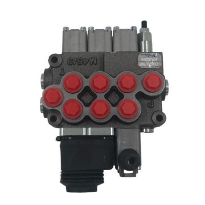 China 350bar M45/3 Monoblock Hydraulic Directional Valve 5.5kg for Skid Loaders for sale