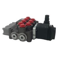 China 350bar M45/3 Monoblock Hydraulic Directional Valve 5.5kg for Skid Loaders for sale