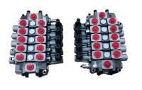 China 5-Pool Hydraulic Drill Sectional Directional Valve with 100L/min Maximum Flow Rate for sale
