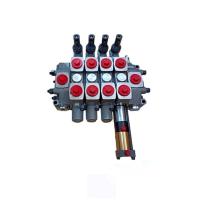 China 5-Pool Hydraulic Drill Sectional Directional Valve with 100L/min Maximum Flow Rate for sale