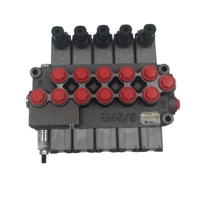 China Skid Loader M45/5 5-Spools Monoblock Directional Valve for Performance and Durability for sale
