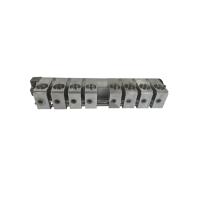 China 8-Port Hydraulic Flow Divider Ball Valve Manifold Block 50L/min G 3/8 for sale