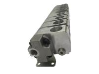 China 8-Port Hydraulic Flow Divider Ball Valve Manifold Block 50L/min G 3/8 for sale