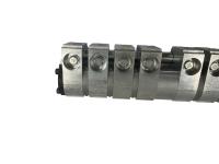 China 8-Port Hydraulic Flow Divider Ball Valve Manifold Block 50L/min G 3/8 for sale