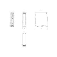 China Siemens SIMATIC S7-1500 F-DI 16x 24V DC PROFIsafe PLC Module 6ES7526-1BH00-0AB0 35mm for sale