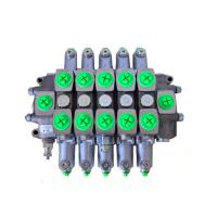 China Sectional Hydraulic Control Valve SDS180 4-Spool 320x294x116mm for Scrap Steel Grabber for sale