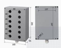 China Efficiently Control Flow with 45L/MIN Electrically Controlled Hydraulic Valve 6 Spools for sale