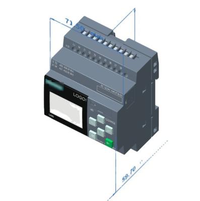 China Direct Supply LOGO V8.1 12/24RCEO Logic Module 6ED1052-2MD08-0BA2 Programmable Controller for sale