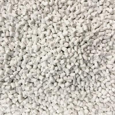 China High Heat Resistance Plastic White Masterbatch With Good Light Fastness for sale